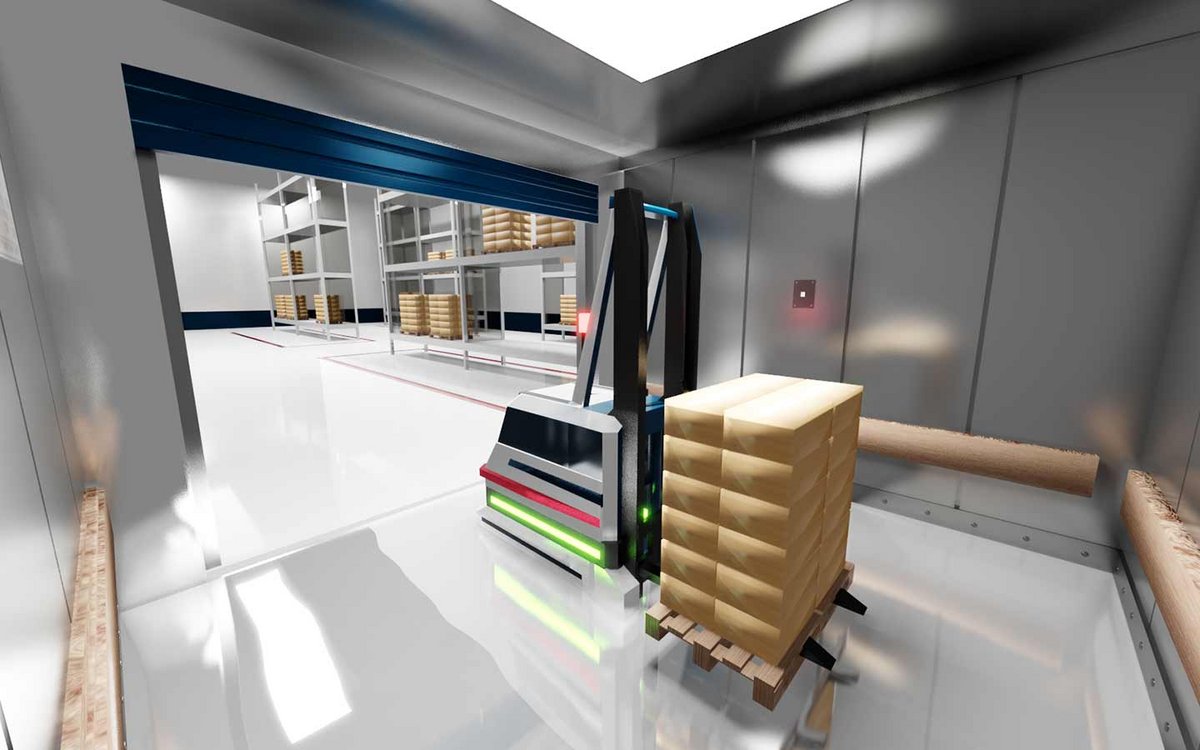 Integrating Automated Goods Lifts with AGVs for Efficient Material ...